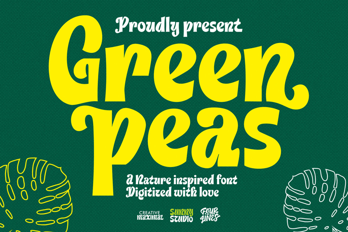 Green Peas Font - Free Download