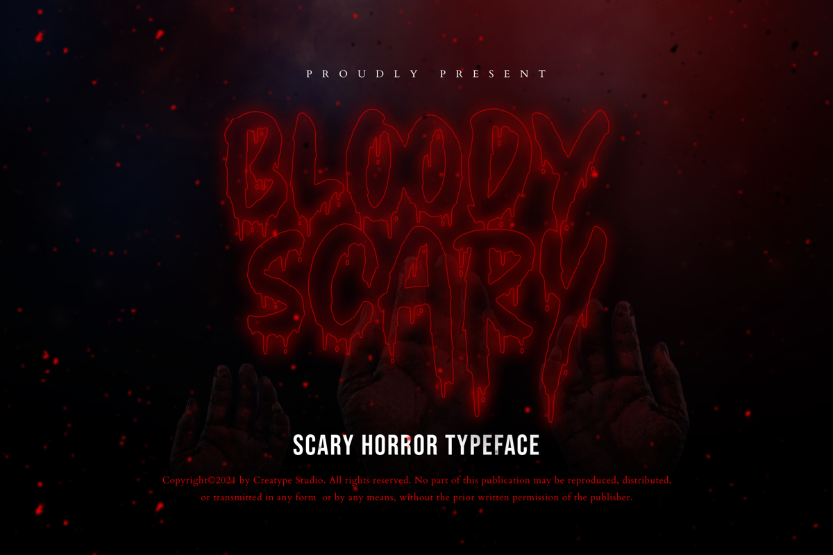 Bloody Scary Font | Creatype Studio | FontSpace