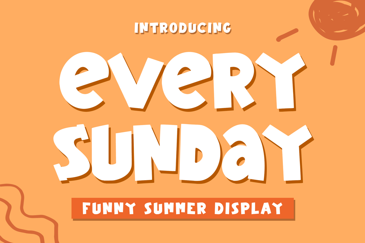 Every Sunday Font | Asep Rendi | FontSpace