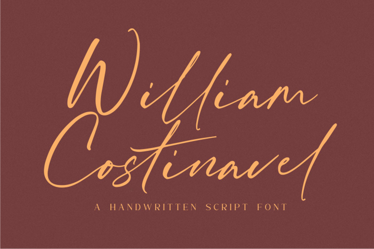 William Costinavel Font | Hanzel Studio | FontSpace
