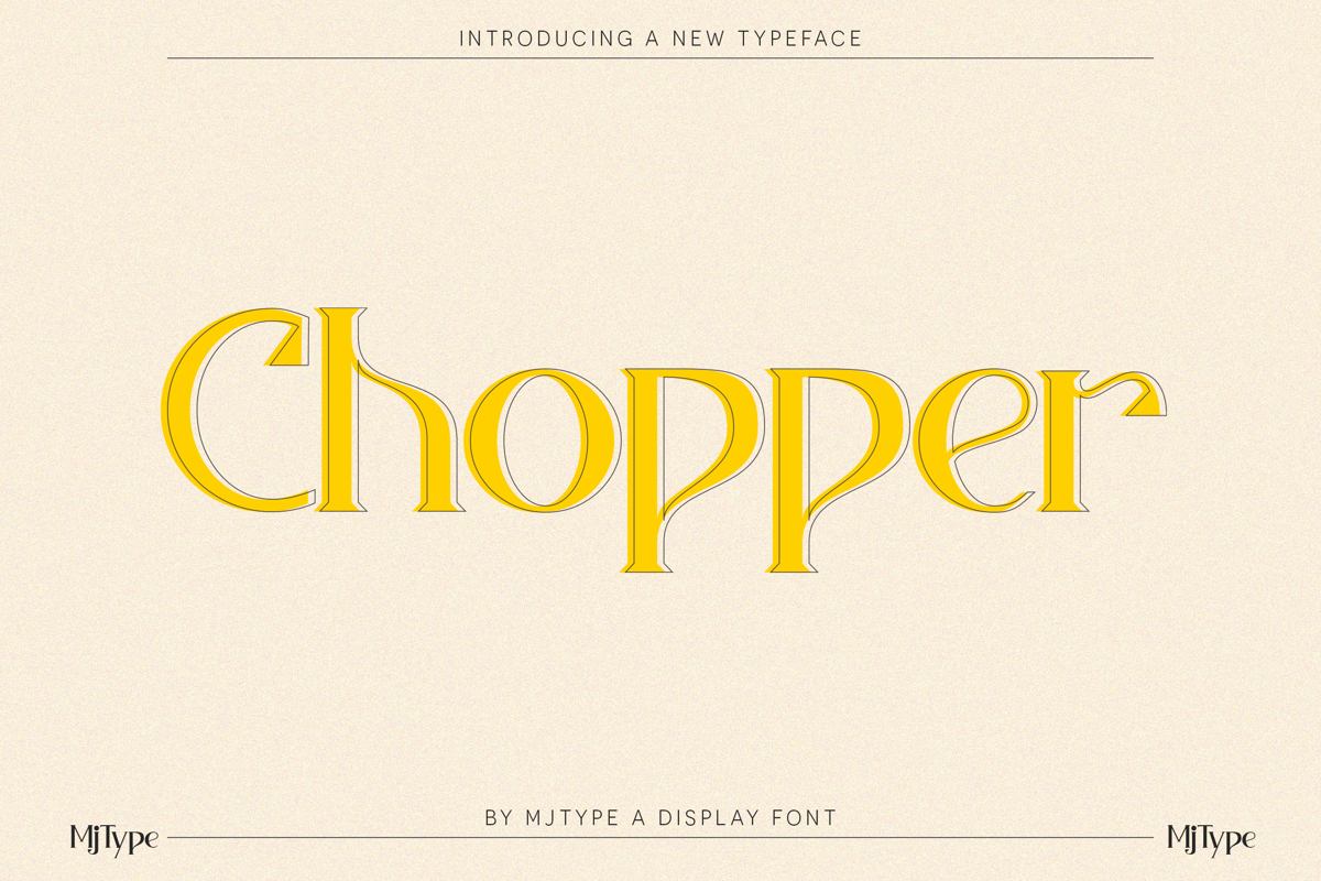 Chopper Font - Free Download
