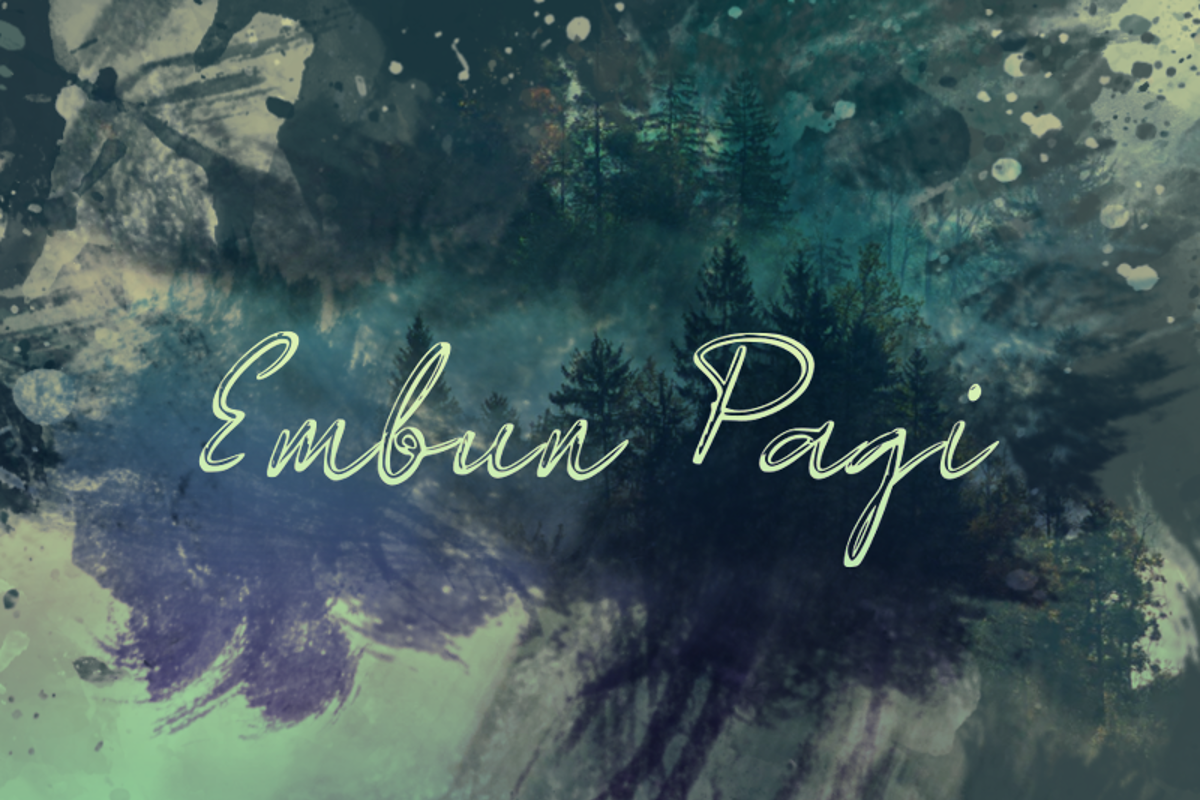 E Embun Pagi Font - Free Download