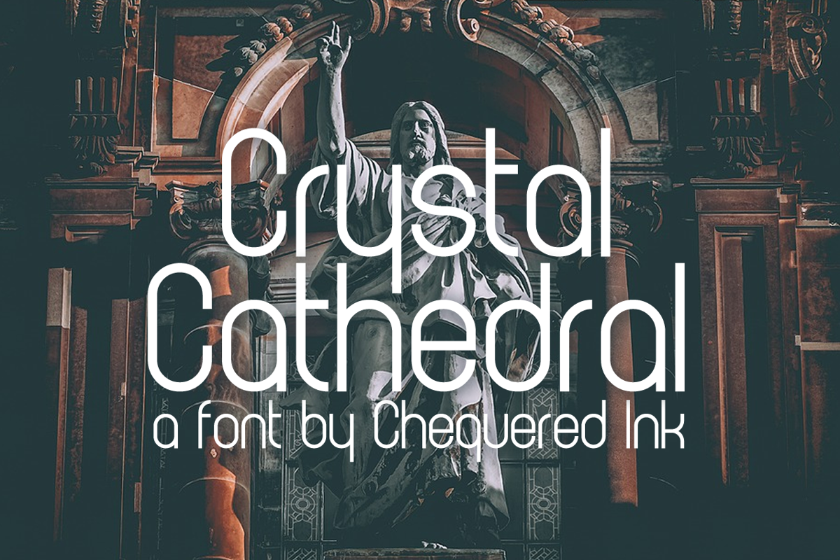 Crystal Cathedral Font | Chequered Ink | FontSpace