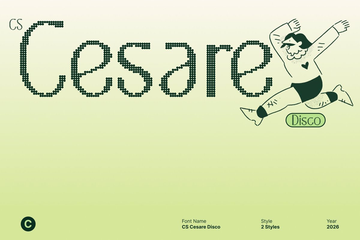 CS Cesare Disco Font - Free Download