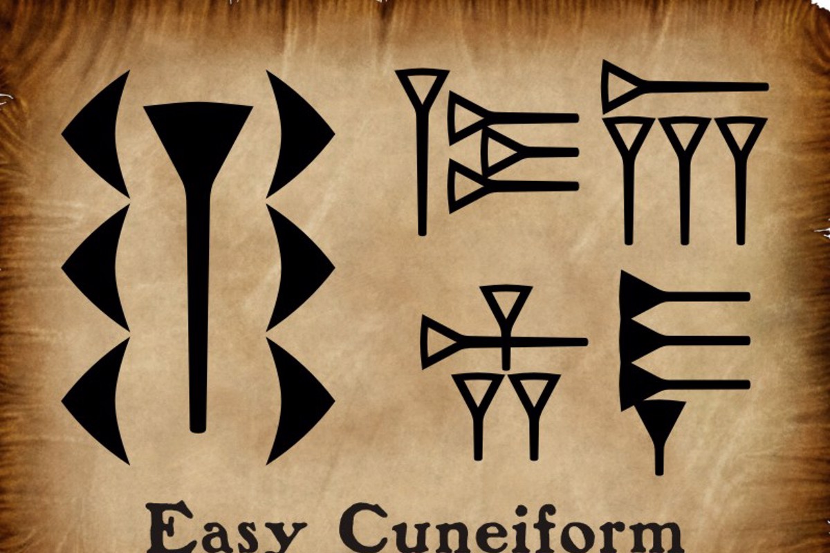 EasyCuneiform Font | Intellecta Design | FontSpace