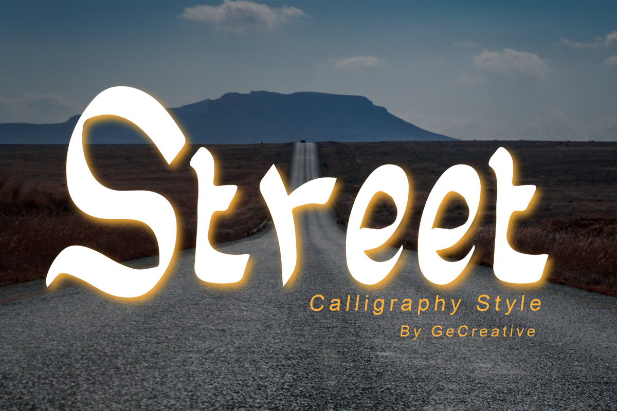 Street Font | GeCreative | FontSpace