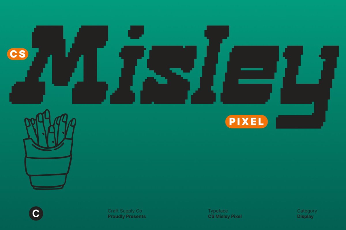 CS Misley Pixel Font - Free Download
