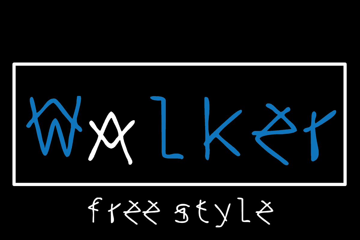 Walker free style Font | Cé - al | FontSpace