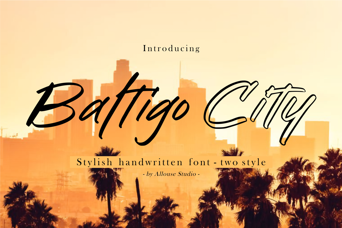 Baltigo City Font | Allouse.Studio | FontSpace