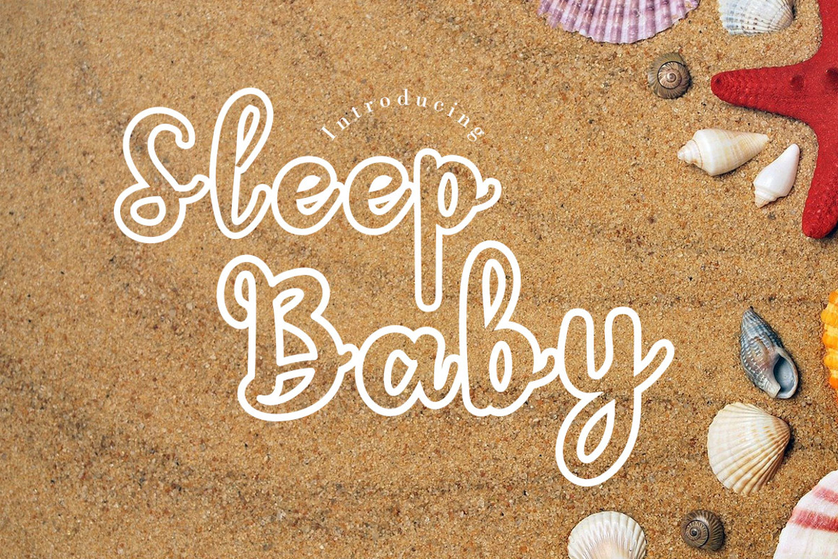 Sleepbaby Font | rony-studio | FontSpace