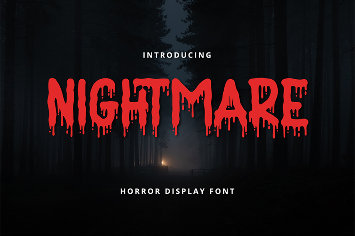 Nightmare Font | Alpaprana | FontSpace
