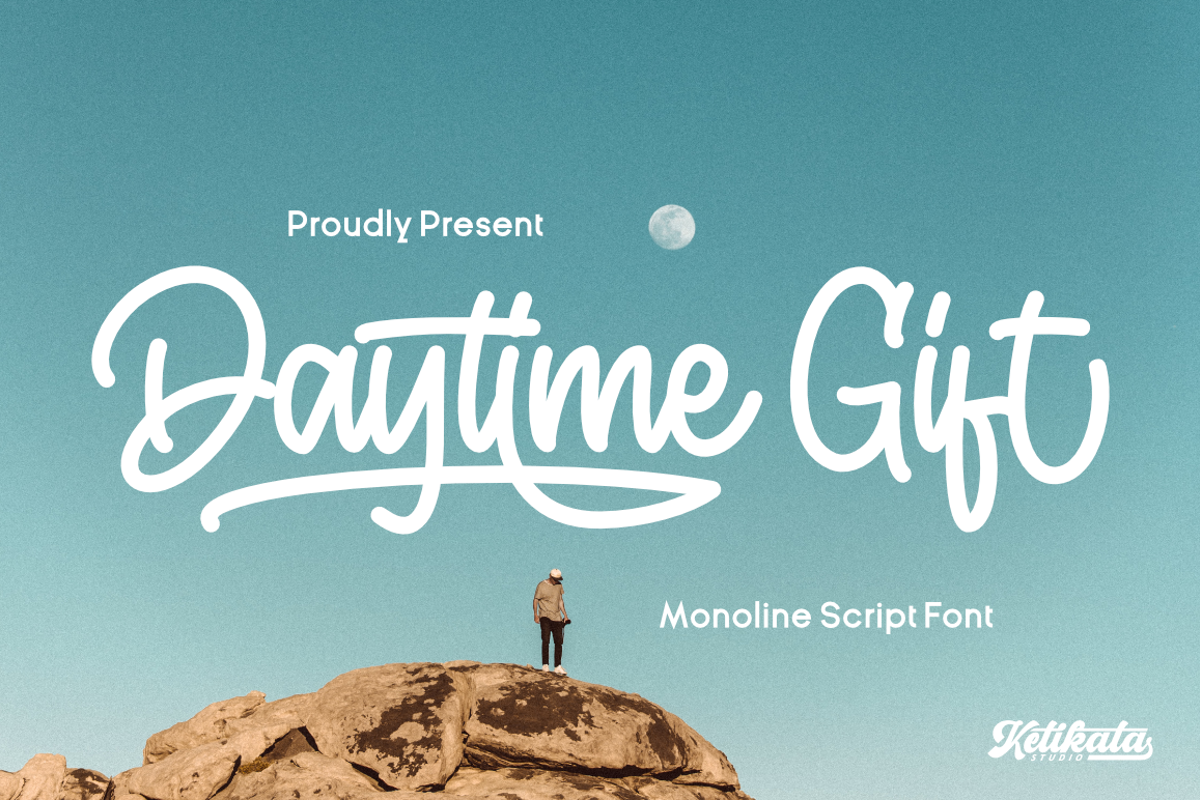 Daytime Gift Font | Ketikata Studio | FontSpace
