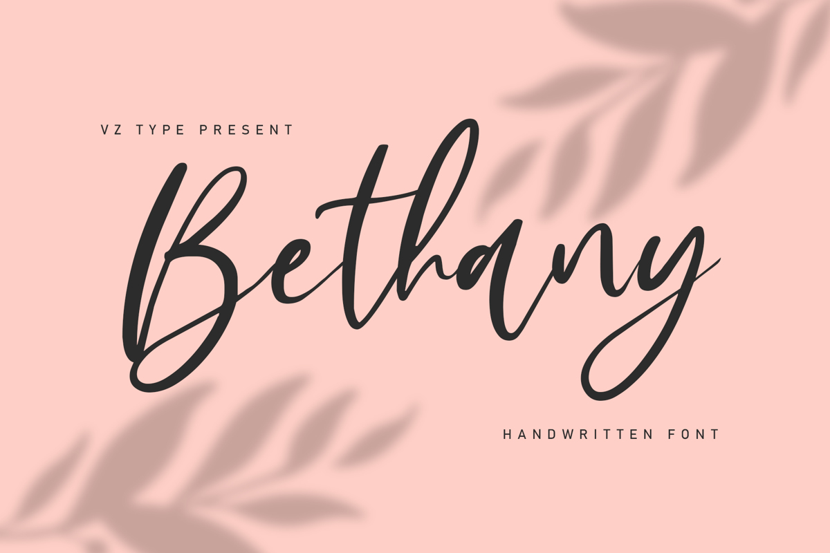 Bethany Signature Font | Vztype | FontSpace