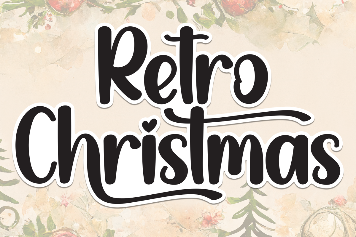 Retro Christmas Font - Free Download