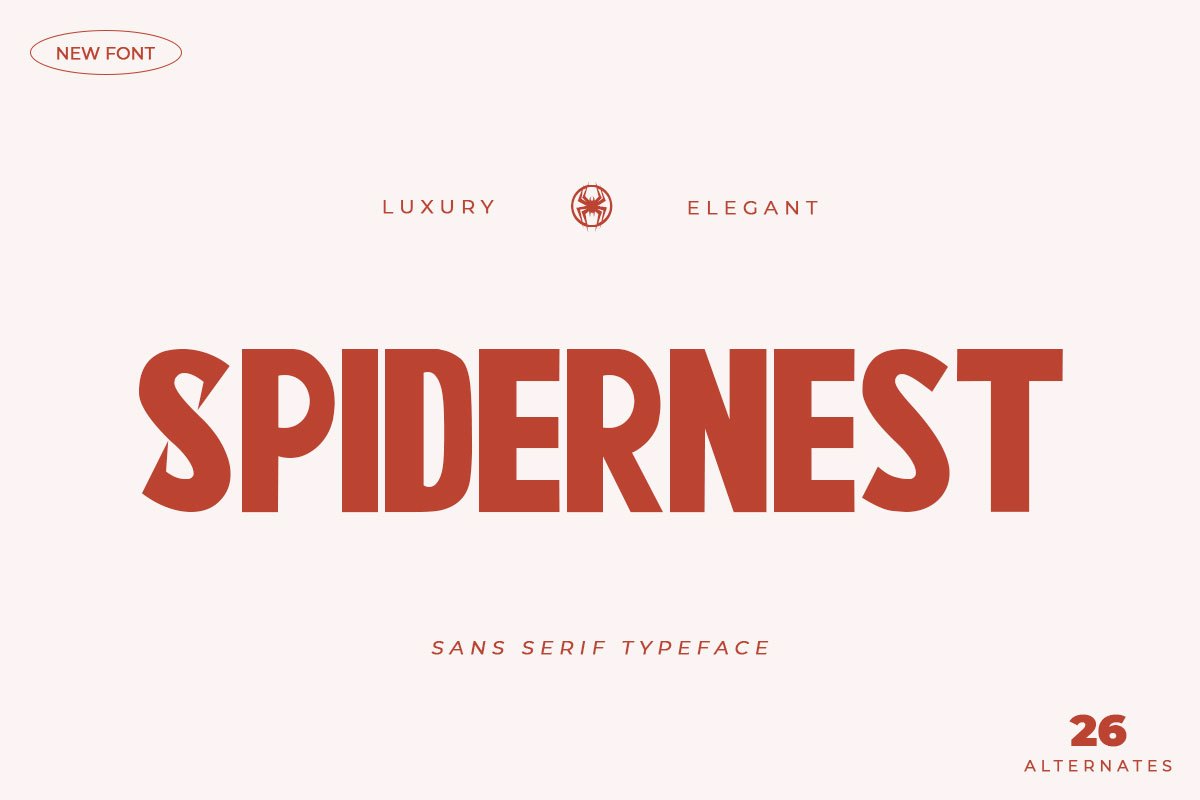 SPIDER NEST Font | Fontkong | FontSpace