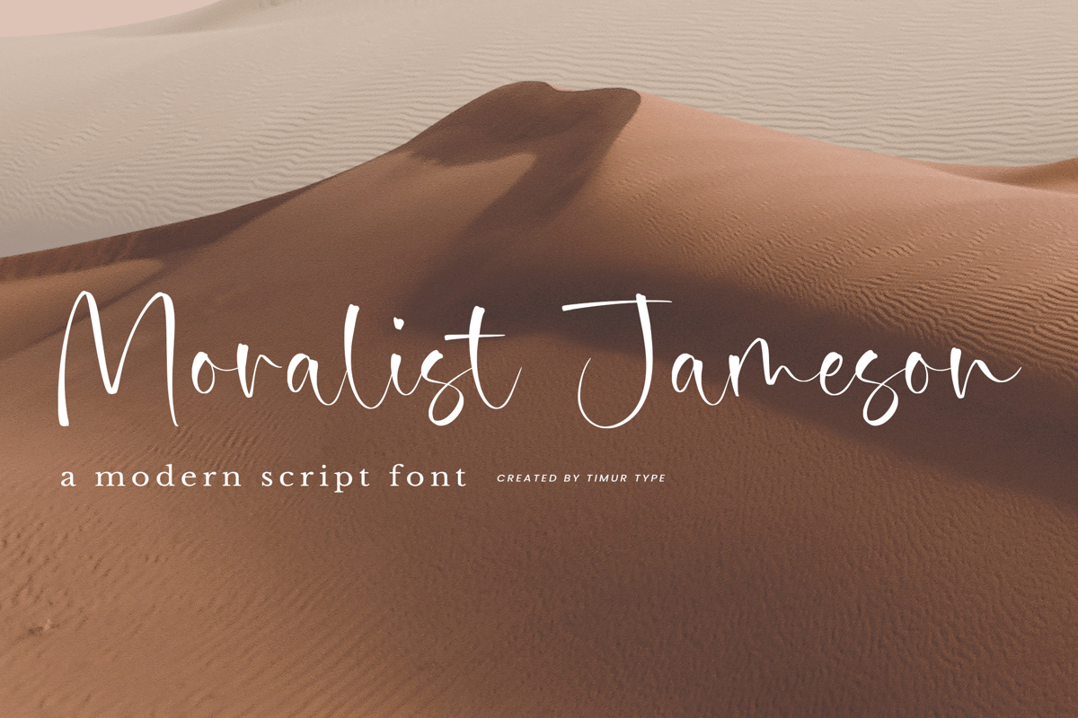 Moralist Jameson Font - Free Download