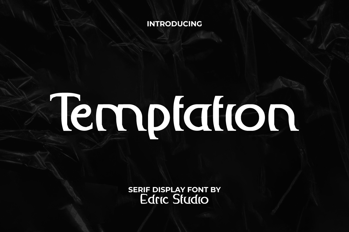 Temptation Font | Edric Studio | FontSpace