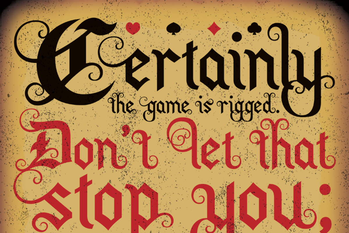 Filigree Font | The Vicious Circus | FontSpace