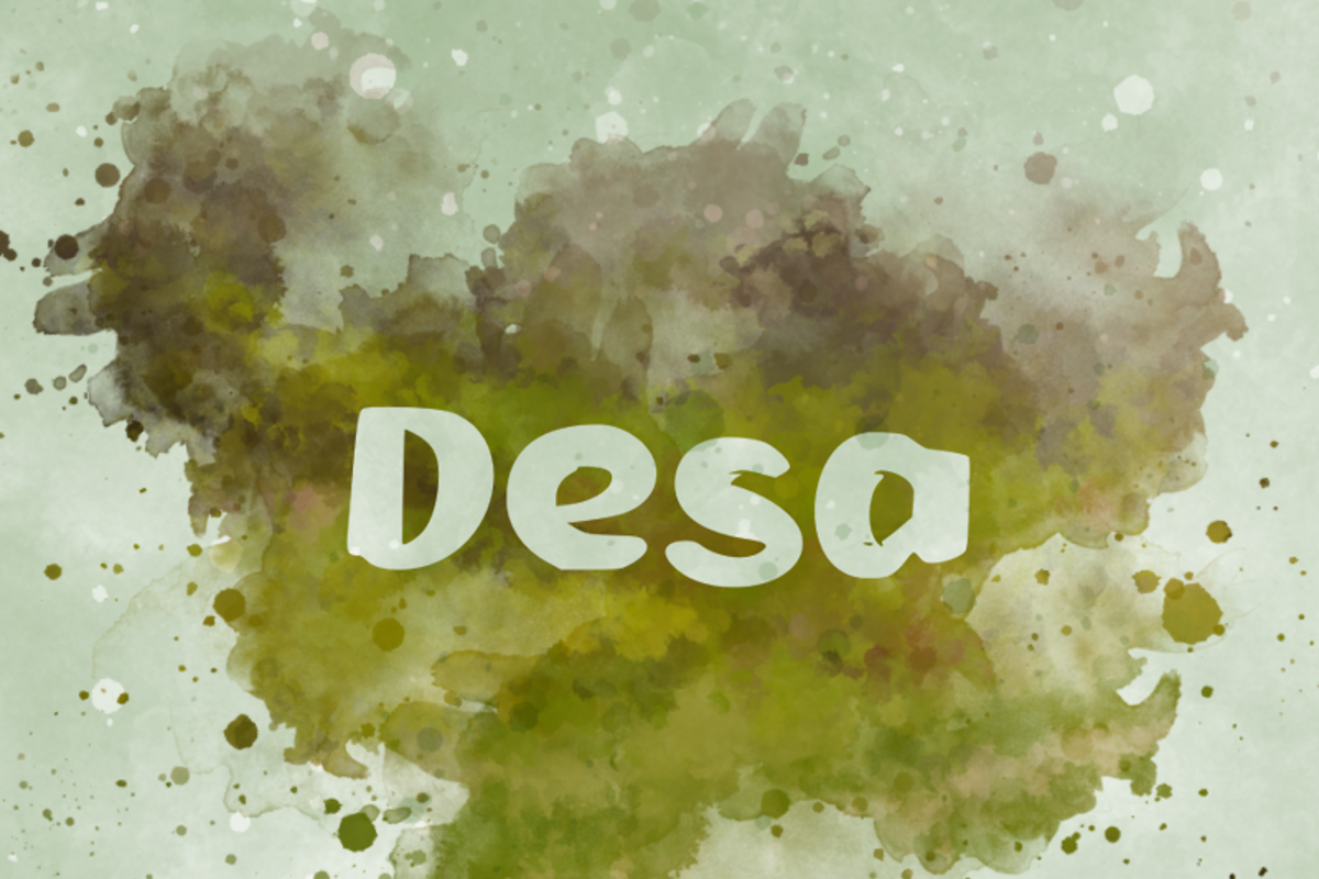 D Desa Font | wepfont | FontSpace