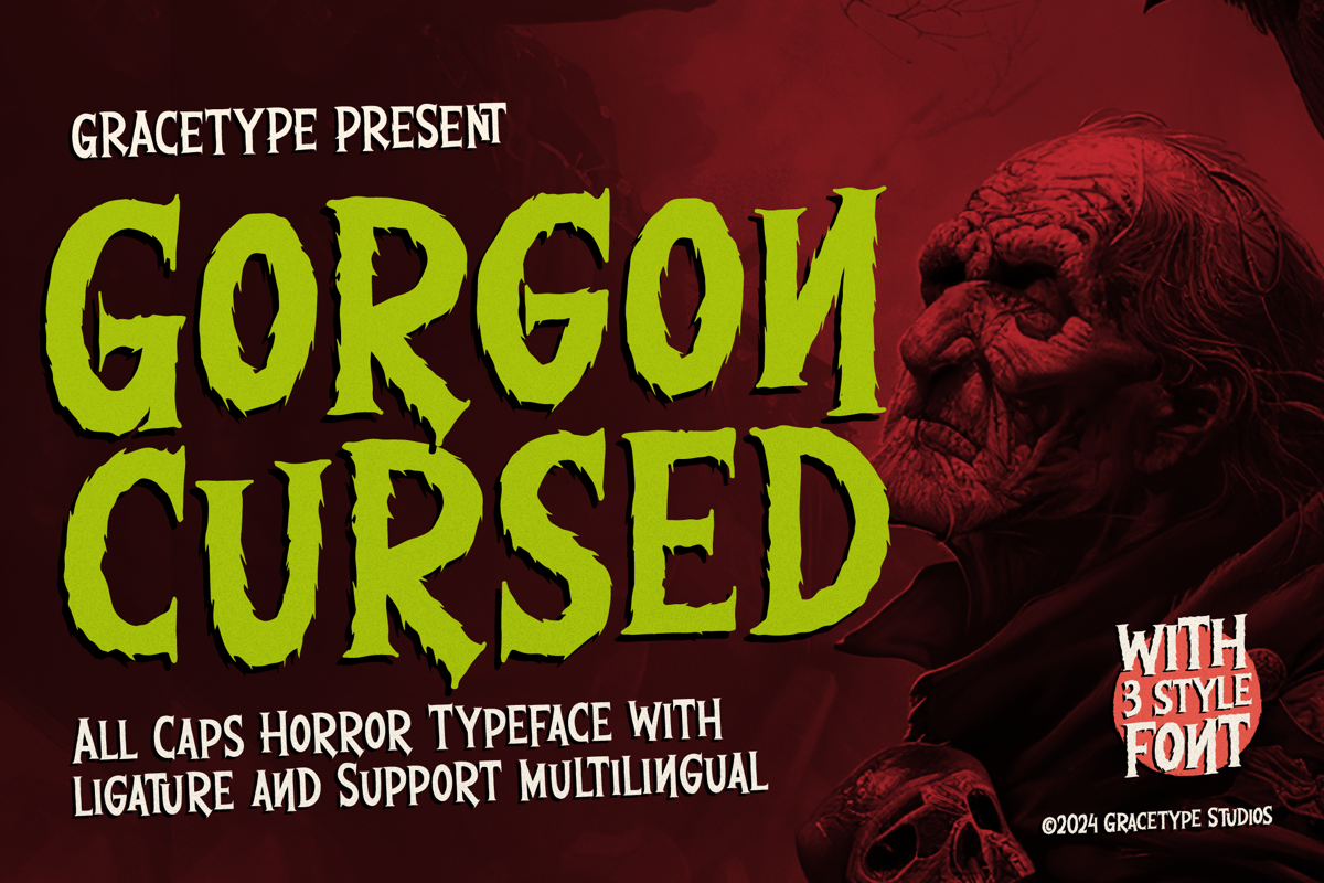 Gorgon Cursed Font - Free Download