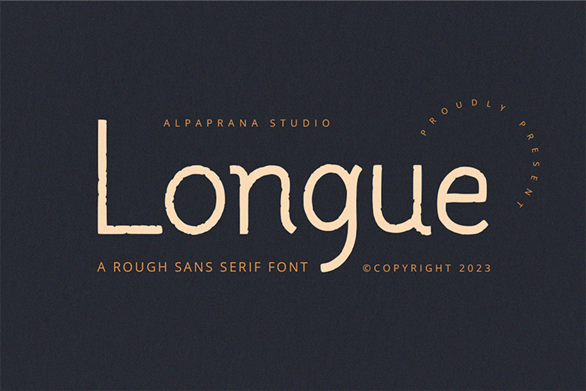 Longue Font | Alpaprana | FontSpace