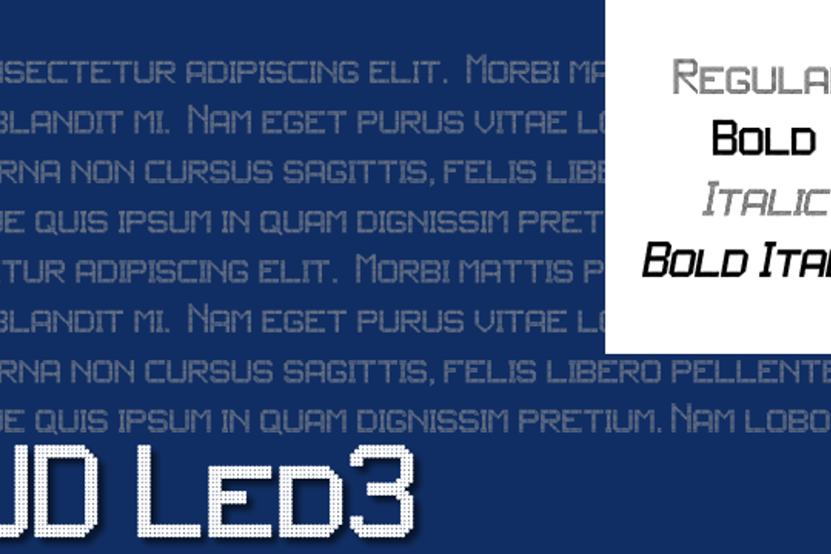 JD LED3 Font | Jecko Development | FontSpace