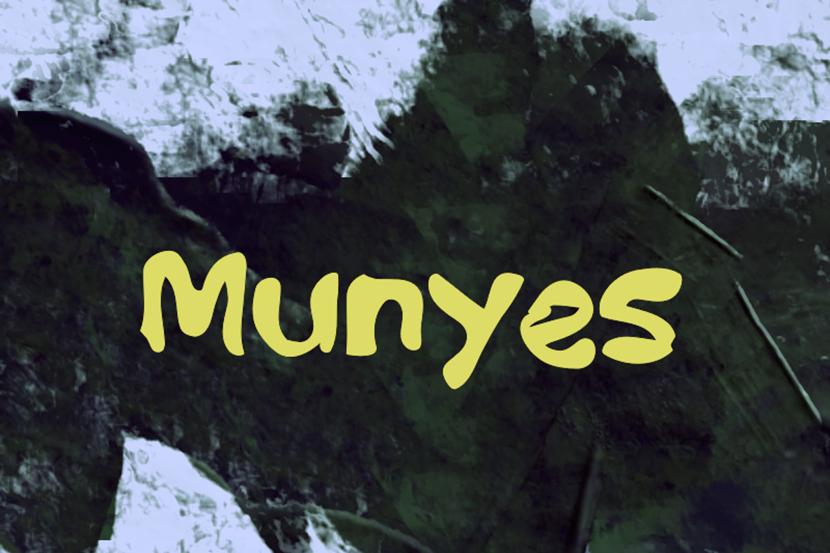 M Munyes Font - Free Download