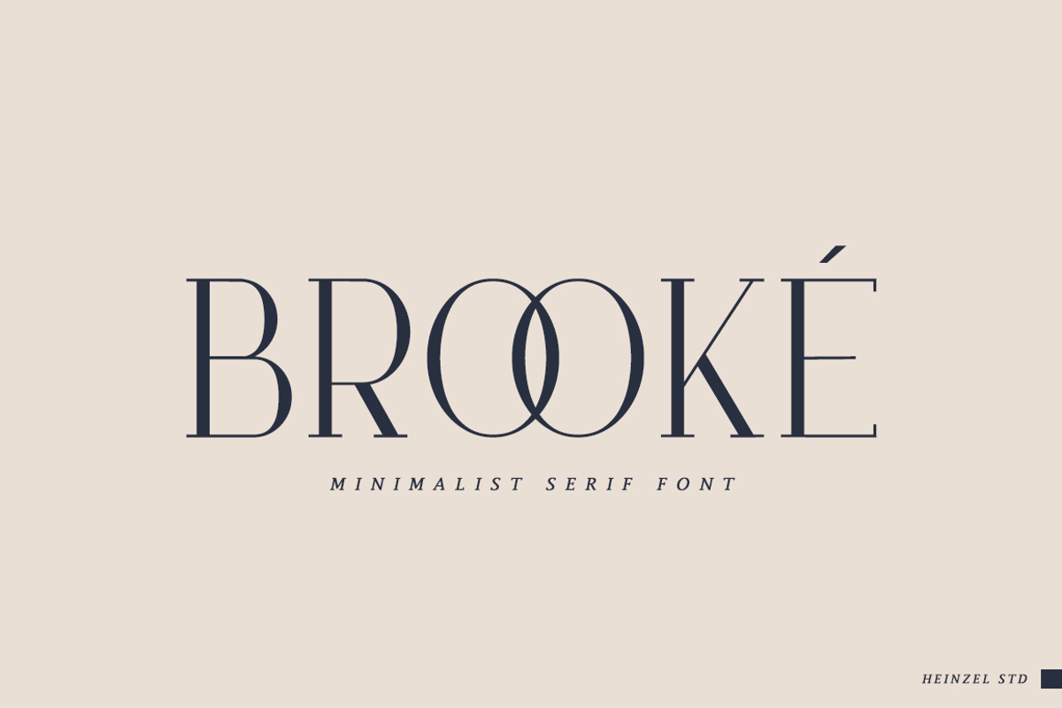 Brooke Font | Heinzel Studio | FontSpace