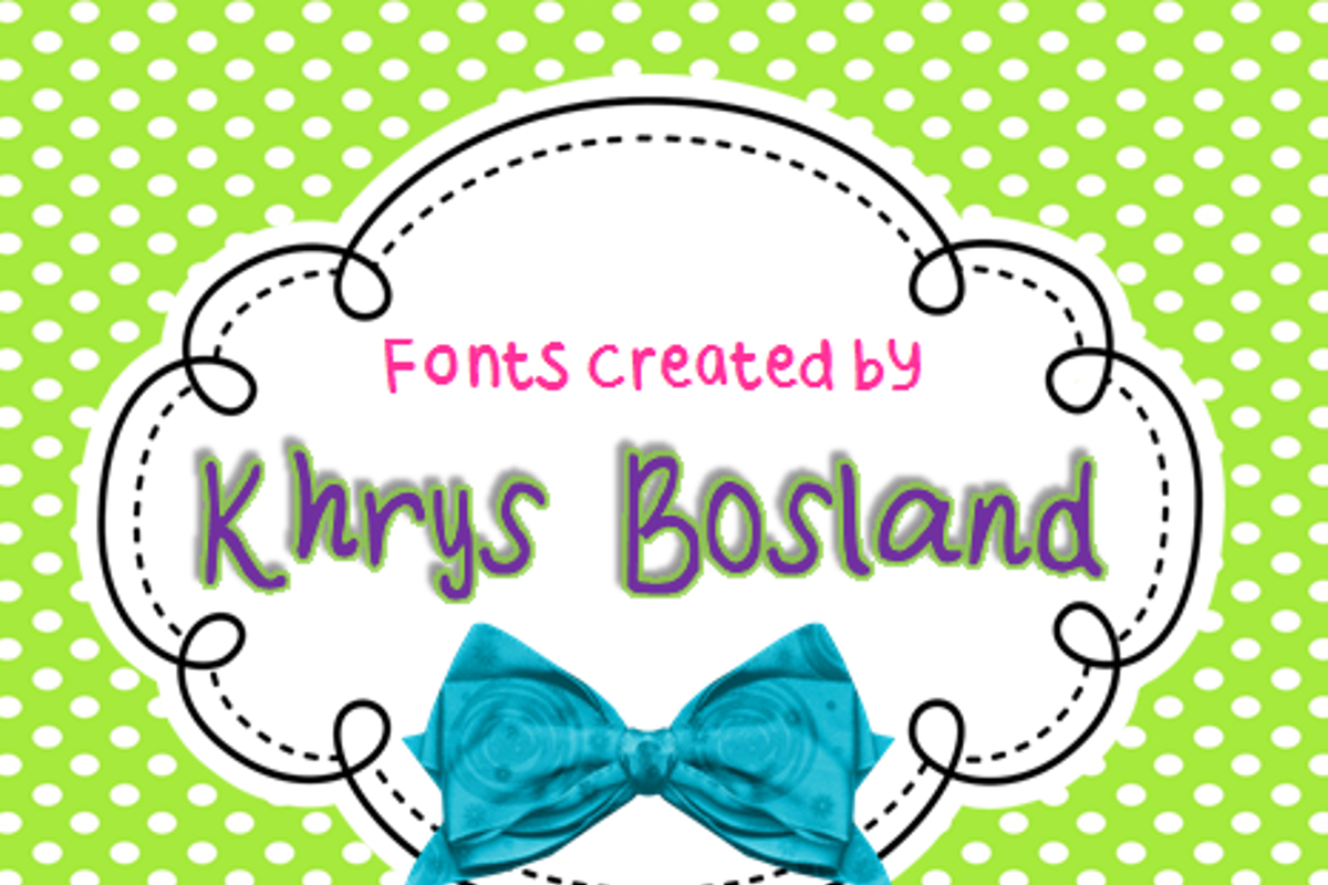 KBRoundUp Font | KhrysKreations | FontSpace
