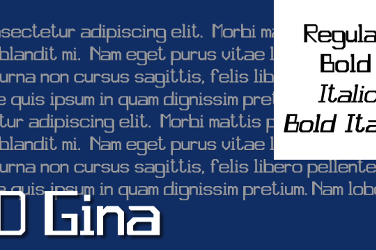 JD Gina Font - Free Download