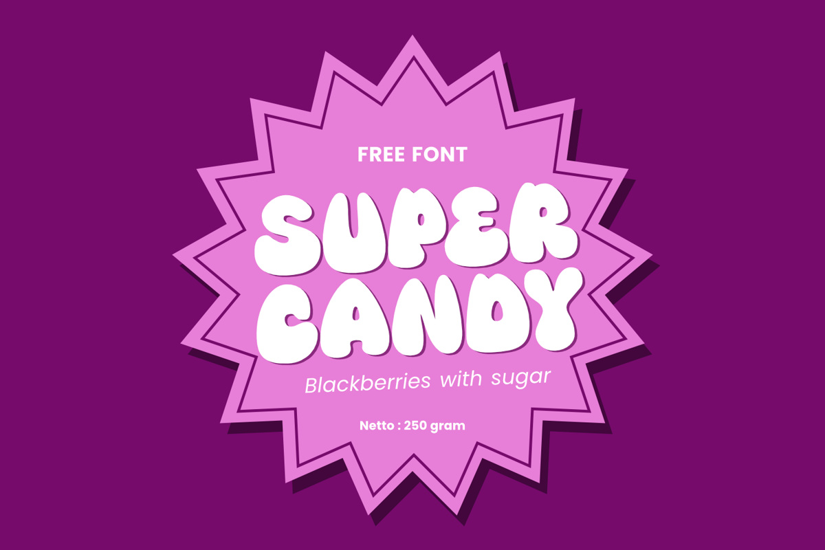 Super Candy Font - Free Download