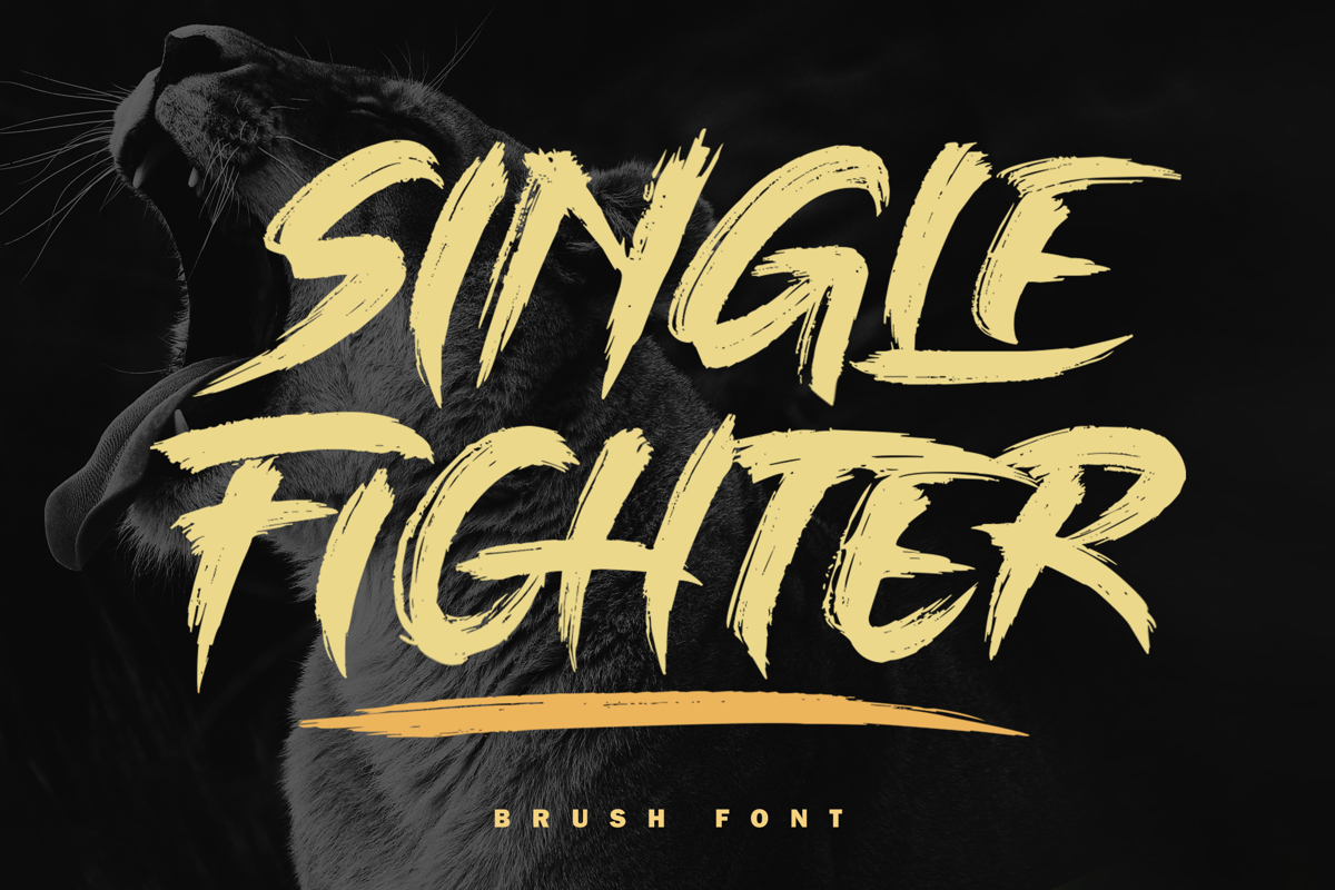 Single Fighter Font | subectype & Orenari | FontSpace