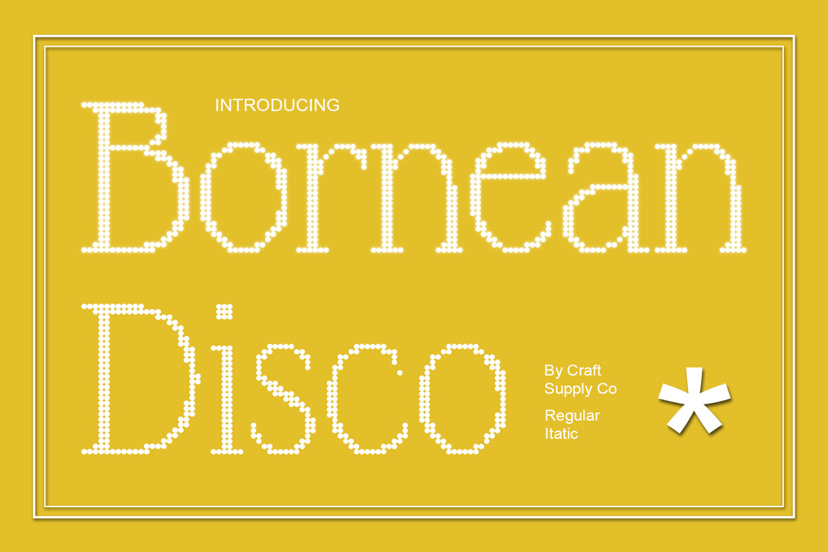 Bornean Disco Font - Free Download