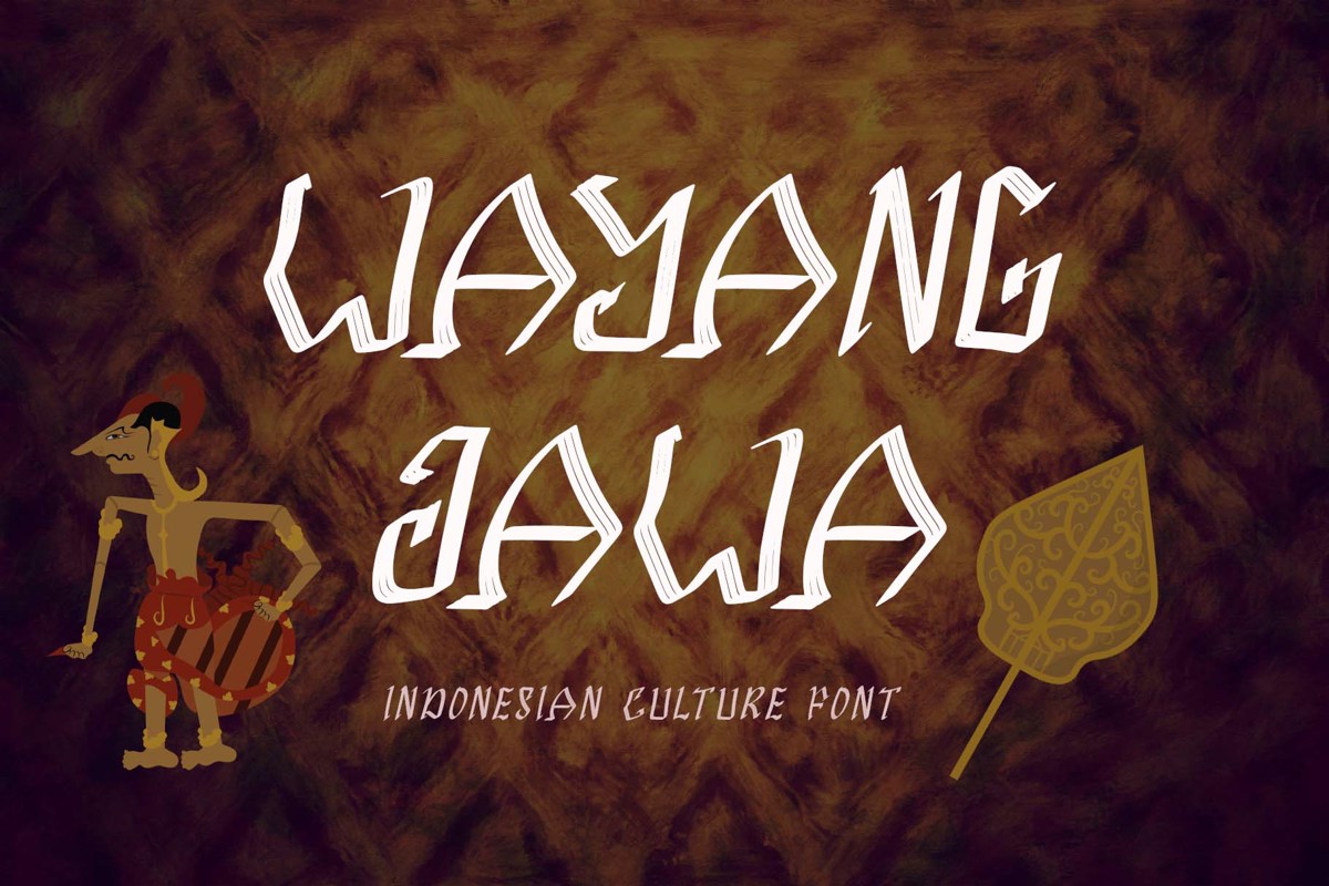 Wayang Jawa Font | Yoga Letter | FontSpace