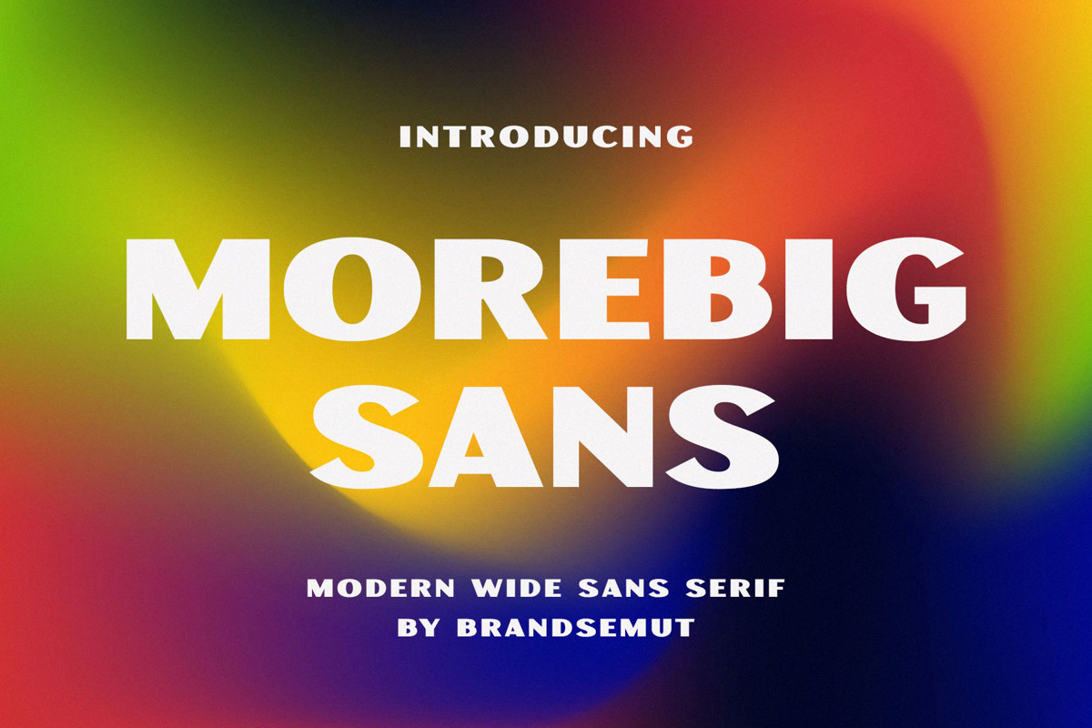 Morebig Sans Font | brandsemut | FontSpace