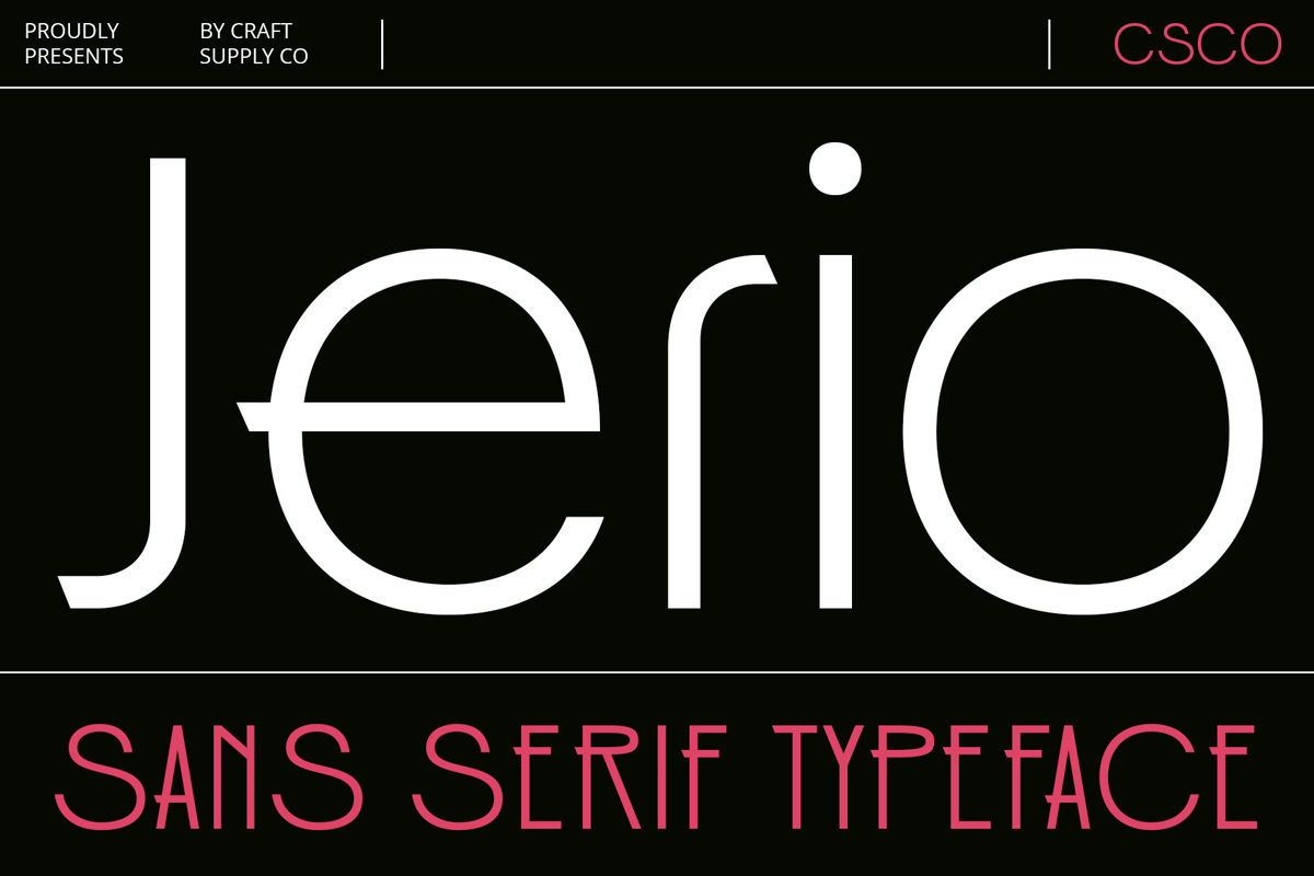 Jerio Font - Free Download