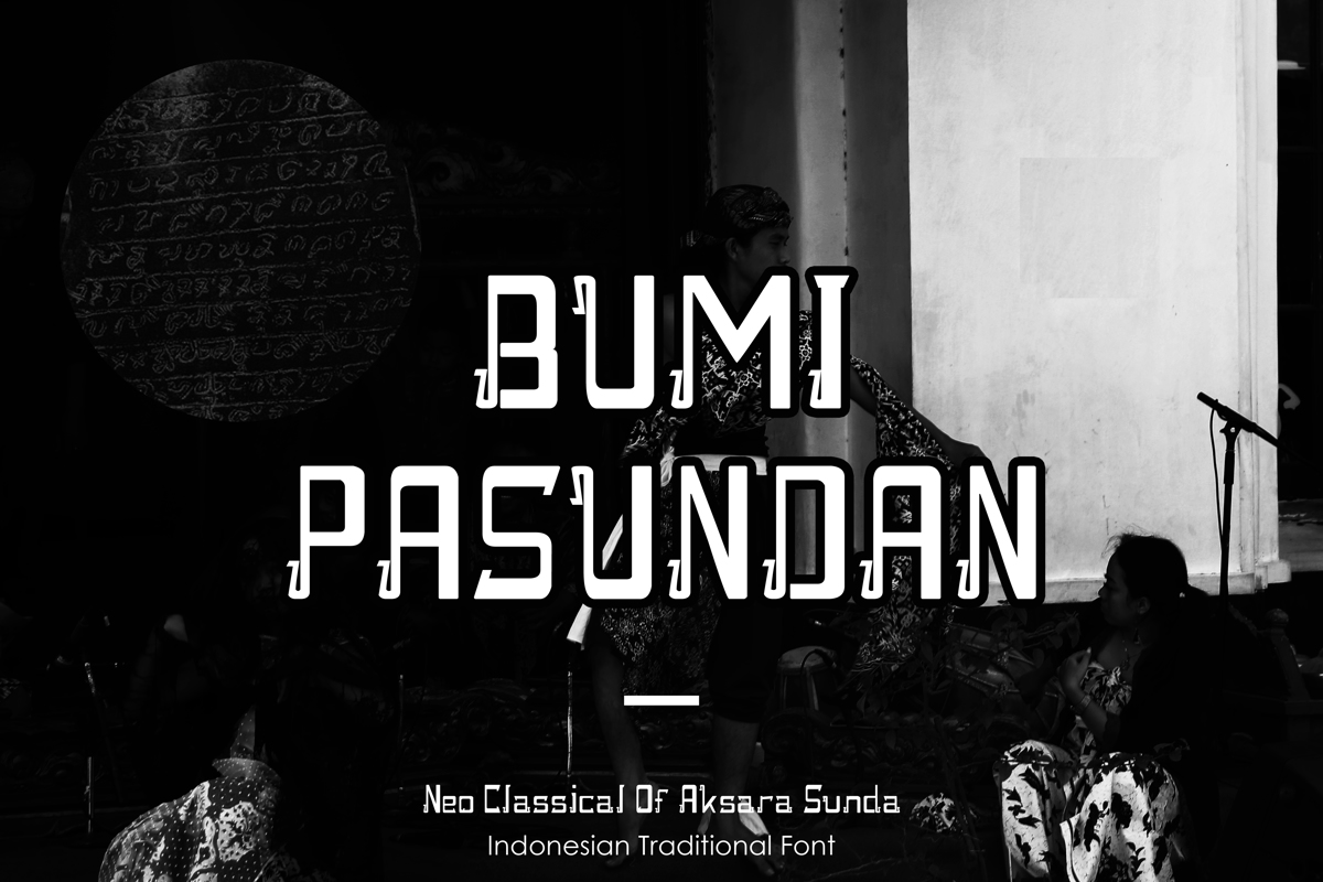 Neo classical of aksara sunda Font - Free Download