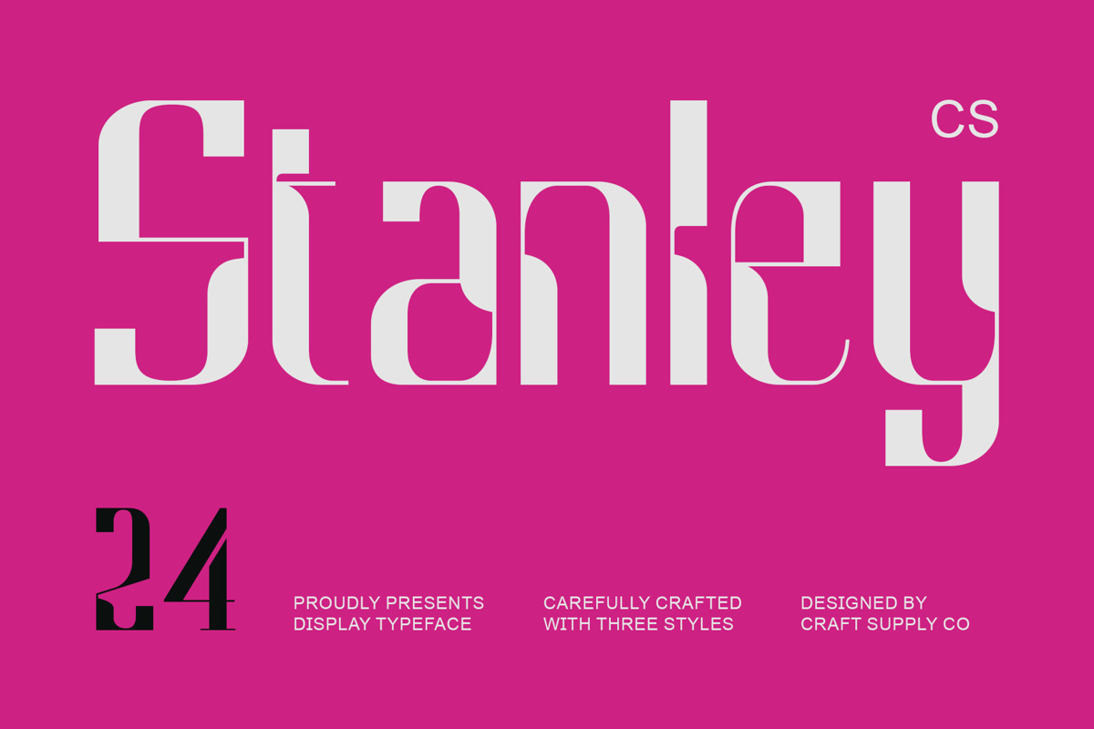 CS Stanley Font | craftsupplyco | FontSpace