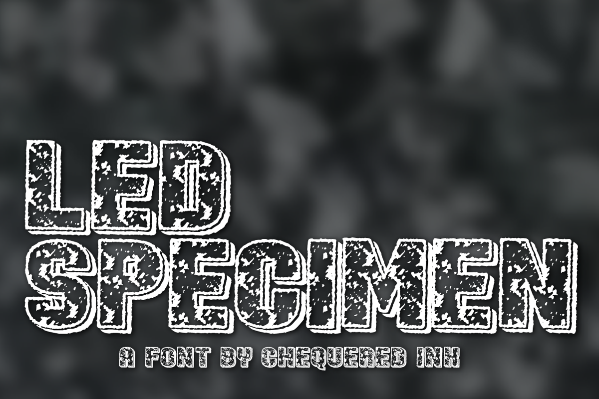 Led Specimen Font - Free Download