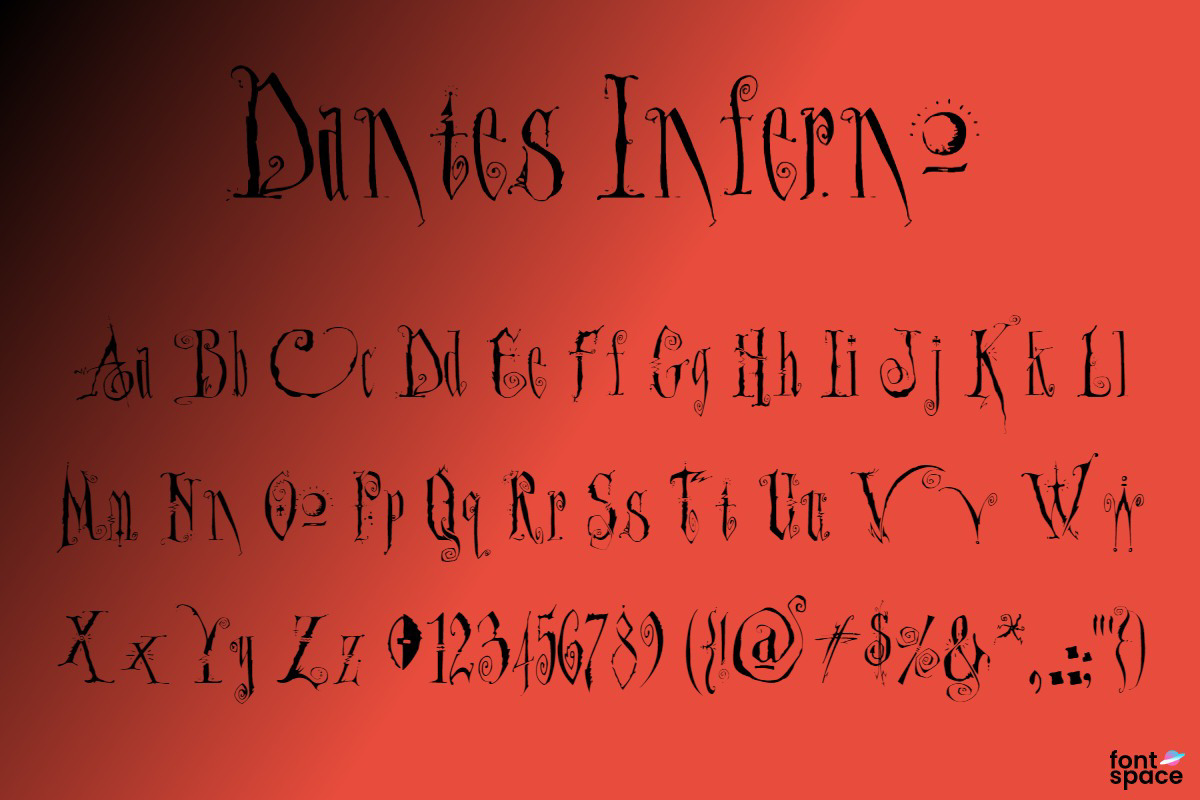 Dantes Inferno Font - Free Download