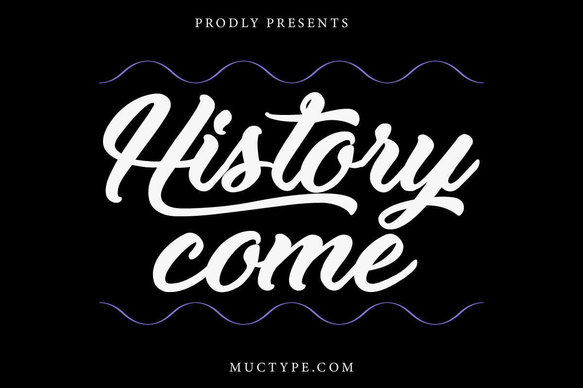 History come Font - Free Download