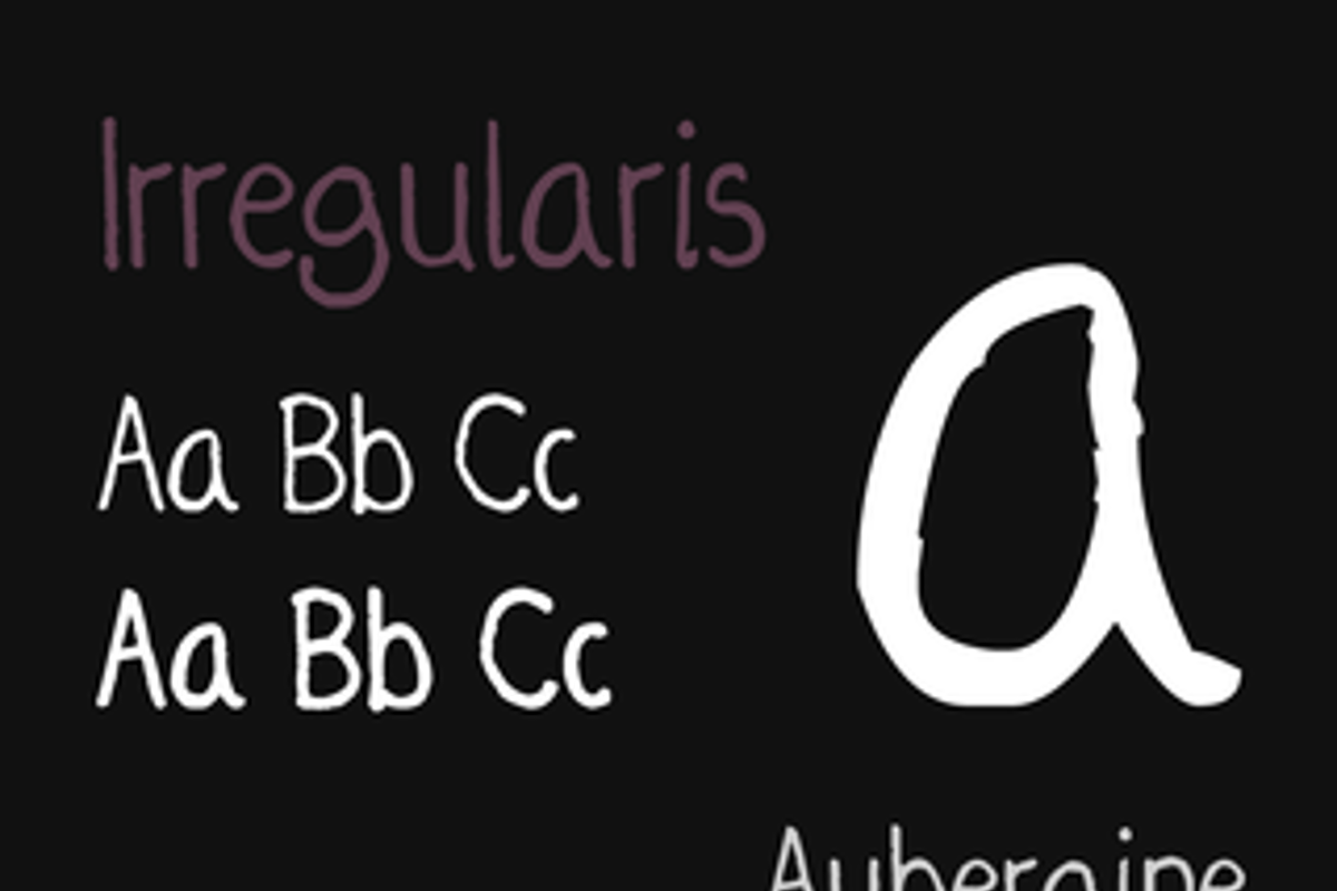 Irregularis Font | Arman Ay | FontSpace