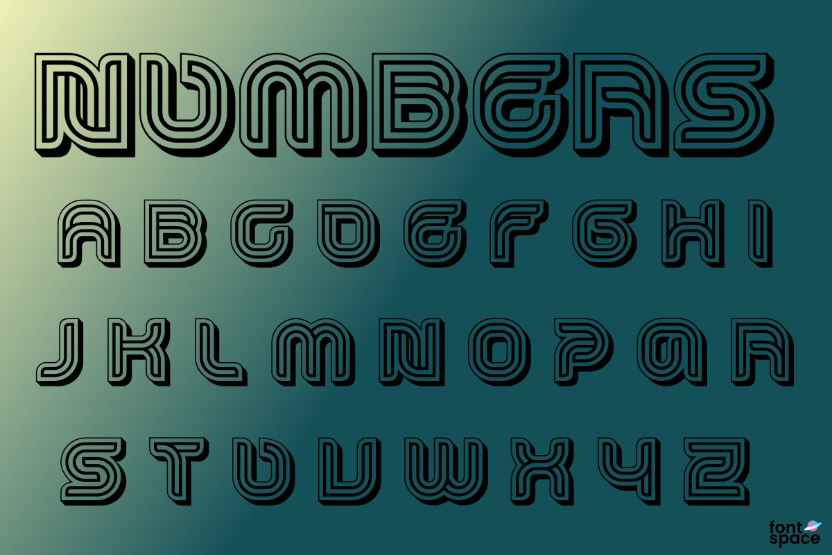 Numbers Font | Vladimir Nikolic | FontSpace