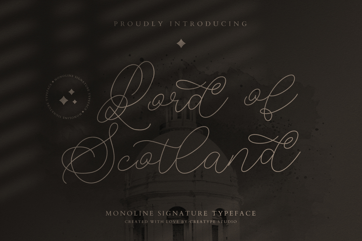 Lord of Scotland Regular Font | Creatype Studio | FontSpace