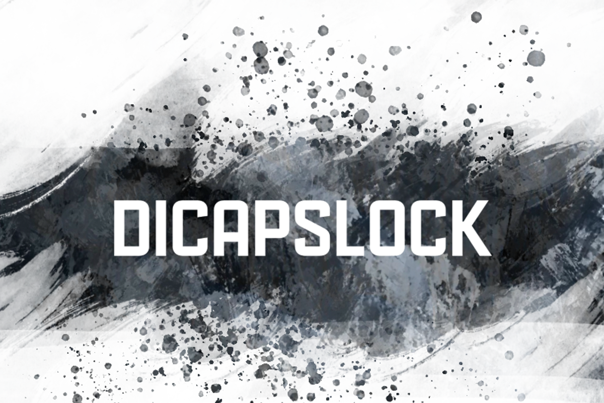 D Dicapslock Font - Free Download