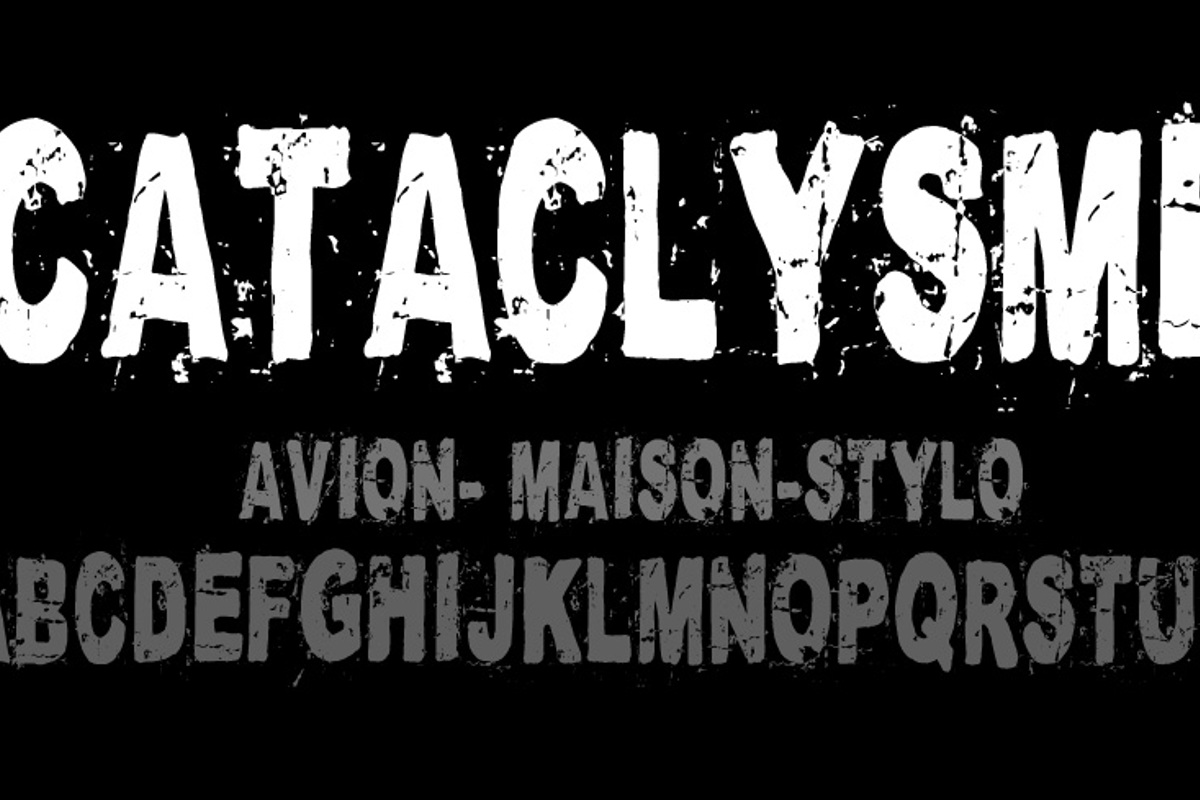 Cataclysme Regular Font - Free Download