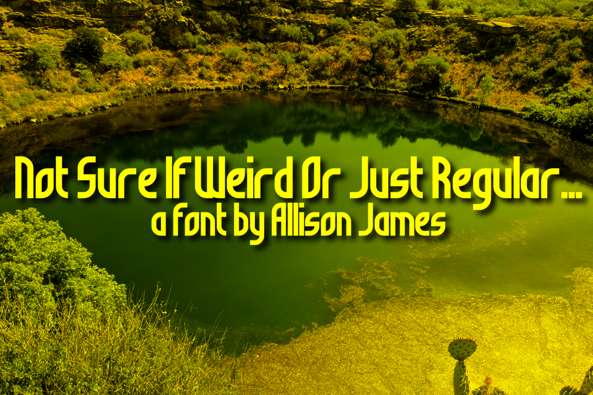 Not Sure If Weird Or Just Regular Font | Chequered Ink | FontSpace