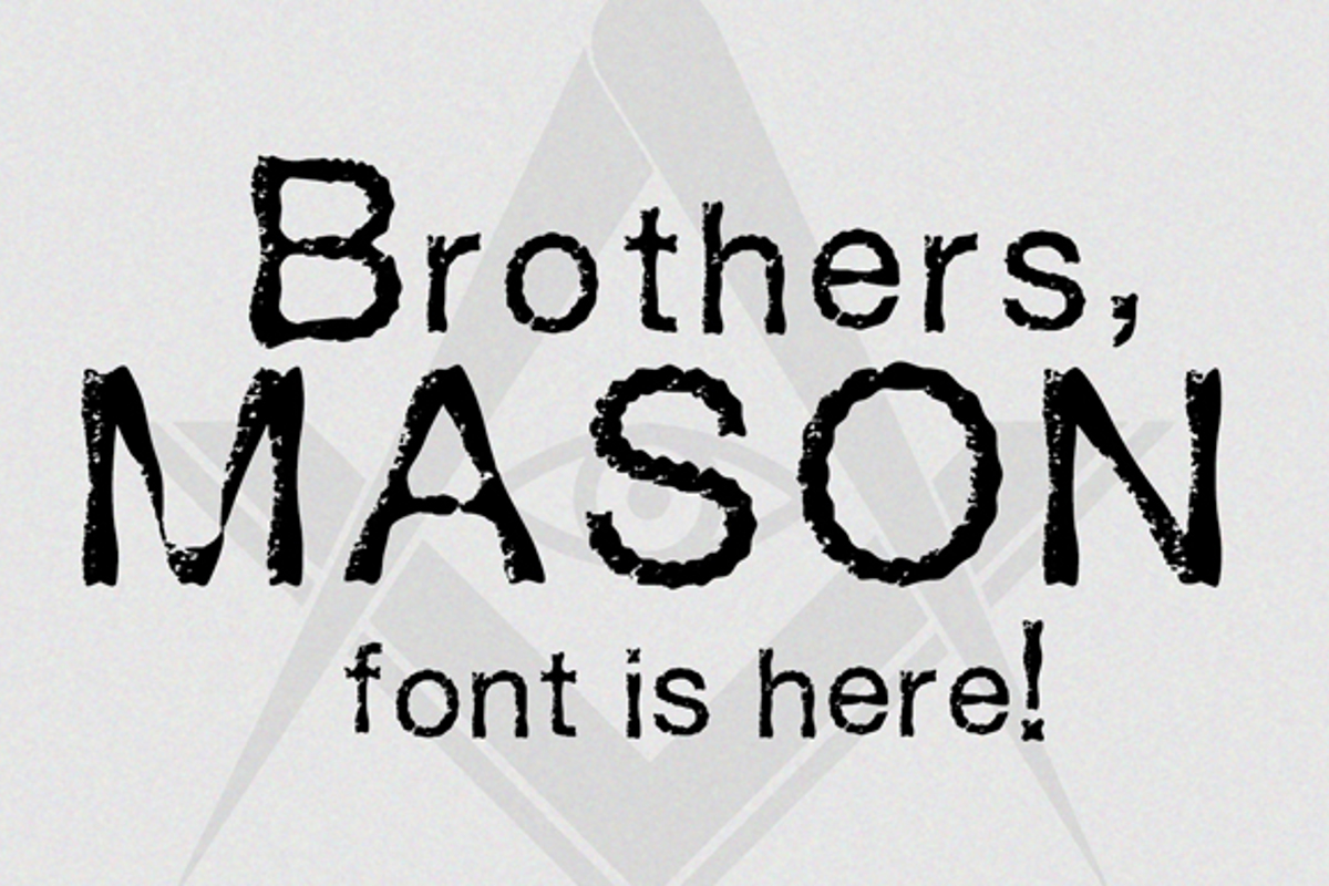 Mason Font - Free Download