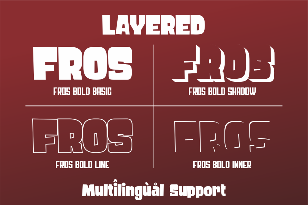 FROS BOLD Font | Dumadistyle | FontSpace