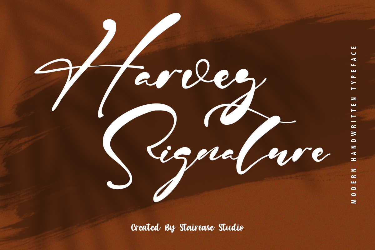Harvey Signature Font | Staircase Studio | FontSpace